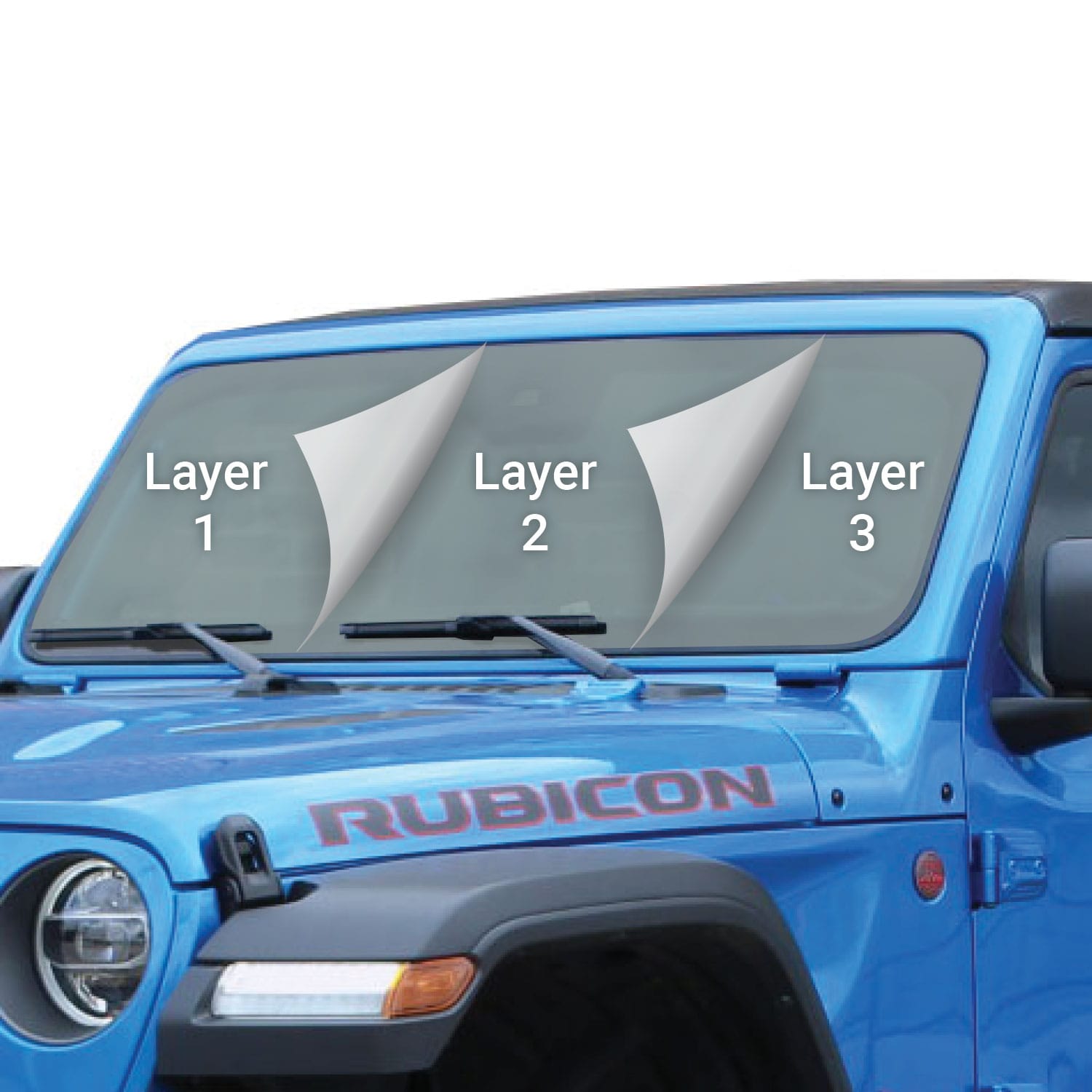 5 Individual Kits of Windshield Defense™ for Jeep® Gladiator® JT ...